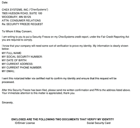 What is ChexSystems Freeze? Should You Freeze Your Consumer… - Unchex